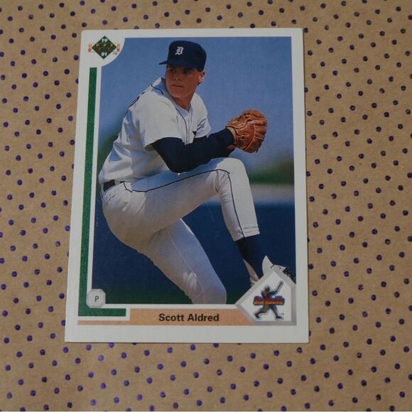 MLB | Toys | Scott Aldred 7 Baseball Card | Poshmark